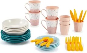 ECOIFFIER Sada nádobí na piknik VertAzur / 32 dílů / Plast / od 18 měs