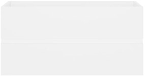 vidaXL Marketos Skříňka se zápustným umyvadlem bílá kompozitní dřevo
