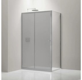 Cerano Varone, pevná sprchová stěna 100x195 cm, 6mm čiré sklo, chromový profil, CER-CER-DY505-100-195-SG