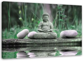 Obraz na plátně Buddha Feng Shui meditace - 90x60 cm