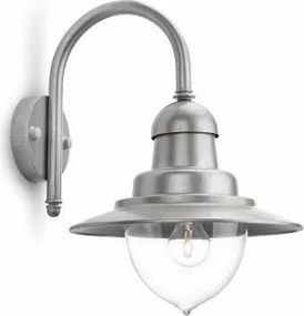 PH 01652/52/PN Raindrop SVÍTIDLO VENKOVNÍ NÁSTĚNNÉ E27 max. 60W, IP44, hliník - PHILIPS (915005693501)