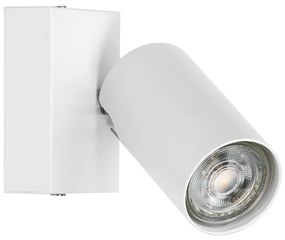 Bílé LED nástěnné svítidlo GU10 OCTAGON, teplá bílá