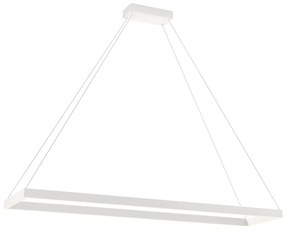 Redo 01-2924 závěsné LED svítidlo stmívatelné Febe pískově bílé, 50W, 4000K, 120cm