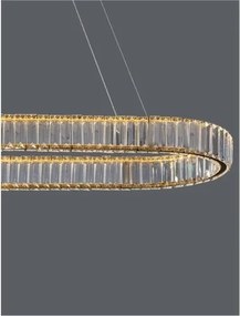 Závěsné LED svítidlo NOVA LUCE AURELIA 48W 3500K 9333073 stmívatelné Triac
