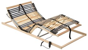 Elektrický lamelový rošt postele se 42 lamelami 7 zón 70x200 cm 321826