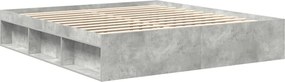 Rám postele betonově šedý 180 x 200 cm Super King Size 3203883