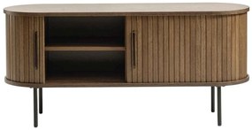 Designový TV stolek Vasiliy 120 cm kouřový dub