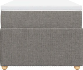Box spring postel s matrací taupe 80x200 cm textil 3285529