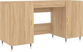 vidaXL Psací stůl 140 x 50 x 75 cm kompozitní dřevo [829527] Barva: bílá s vysokým leskem