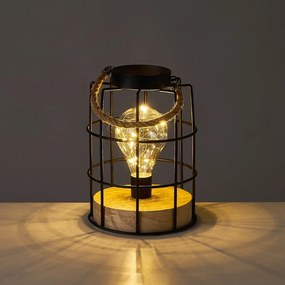 Černá stolní lampa (výška 20,5 cm) – Casa Selección