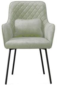 DOLMAR SEDAČKY Jídelní židle - KR-7, různé tkaniny a barvy na výběr Čalounění: šedá (Uttario Velvet 2977)