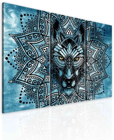 Energetický obraz vlk Blue Velikost (šířka x výška): 90x60 cm