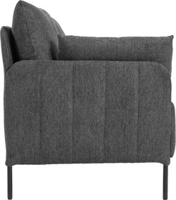 Ziden Couch 2 Sitzer látka – černá
