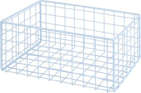 DEPOSIT Úložný kovový koš 26 x 17 cm - sv. modrá