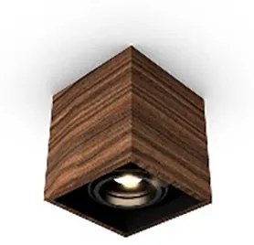 Přisazené dřevěné svítidlo woodLED singleSPOT Mini  Přisazené dřevěné svítidlo woodLED singleSPOT Mini Dřevodekor: Ořech Americký, Teplota…