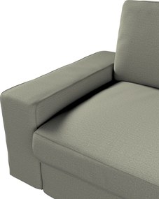 Potah na pohovku Kivik 3-místná nerozkládací barva šedá látka pletený vzor
