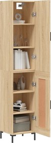 Skříň highboard dub sonoma 34,5 x 34 x 180 cm kompozitní dřevo 3199108