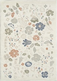 Angel Carpet, Kusový koberec Aurora 25 Cream, 80x150, bílá, kancelář