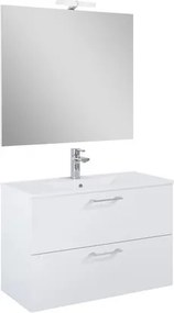 Koupelnová sestava s umyvadlem Ceramia Lea 81,4x55x41,7 cm bílá LEASET80B