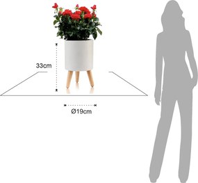 Plastový samozavlažovací květináč ø 19 cm Calla - Tomasucci