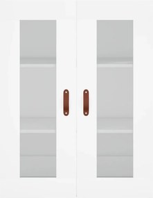 Skříň highboard bílá 69,5 x 34 x 180 cm kompozitní dřevo 3198441