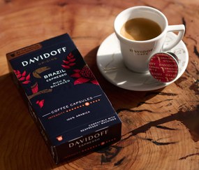 Tchibo - Davidoff Café Origins Brazil Espresso − 10 x 10 kapslí - Intenzita: 8/12