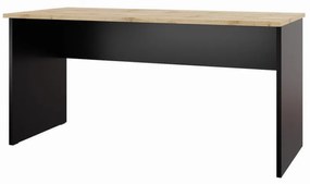 Nejlevnější nábytek Kancelářský psací stůl NEJBY GIANNI, černá/dub wotan