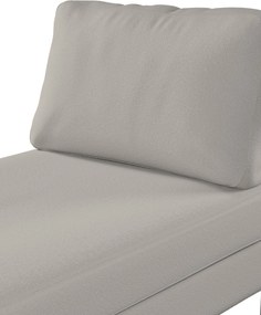Potah na přídavný šezlong IKEA Karlstad, krátký barva béžová látka pletený vzor