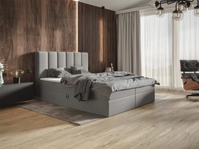 Čalouněná postel boxspring 160x200 úložný prostor