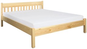 dřevěná dvojlůžková postel z masivního dřeva borovice LK116 pacyg