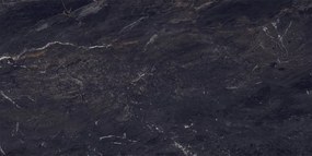 Mexen Sintra Black gres glazovaný rekt. G1, dlaždice podlahová-stěnová 120 x 60 cm, vysoký lesk - TL204-120-060-00