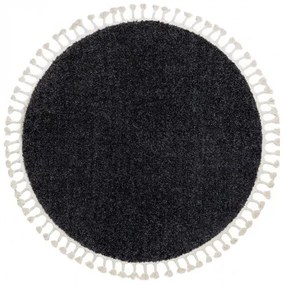 Dywany Łuszczów Kusový koberec Berber 9000 grey kruh ROZMĚR: 120x120 (průměr) kruh
