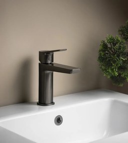 Aqualine Flery umyvadlová baterie stojánková páková gun metal šedá FY002GM