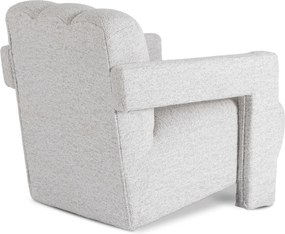 Designové křeslo Bender šedé