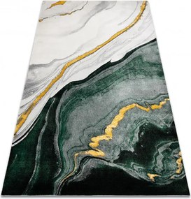 Dywany Łuszczów, AKCE: 👣🛡️80x150 cm Kusový koberec Emerald 1017 green and gold + protiskluzová úprava, zelená, kancelář