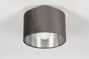 Stropní designové svítidlo Wildmore Grey and Silver 25