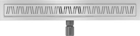 Mexen Flat nerezový sprchový žlab 60 cm vzor M22, 1029060-15