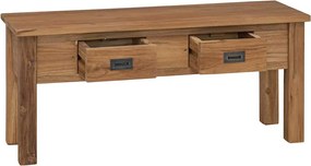 Lavice, masivní teak, 90x30x40 cm 244486