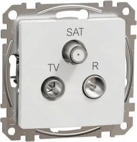 Schneider Electric Sedna Design/Elements televizní zásuvka TV-R-SAT koncová bílá SDD111481