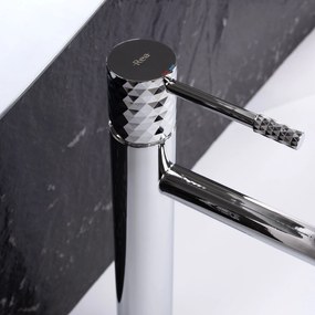 Rea Lungo Diamond, vysoká umyvadlová baterie h-300, chromová, REA-B4636