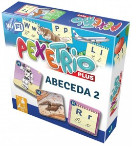 EFKO Hra Pexetrio Abeceda 2 plus 54 dílků *SPOLEČENSKÉ HRY* ef8821