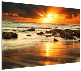 Obraz moře zalitého sluncem (100x70 cm)