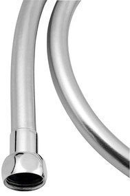 Sapho, SOFTFLEX hladká plastová sprchová hadice, 120cm, stříbrná/chrom, 1208-10