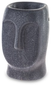 Keramická aromalampa hlava černá 145630
