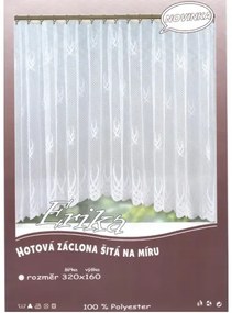 Hotová oblouková žakárová záclona Erika 194 , 160x320cm