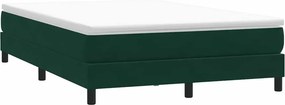 Box spring postel s matrací tmavě zelená 160x220 cm samet 3315978