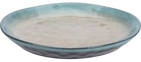 Kameninový dezertní talíř Dario, 20 cm, modrá