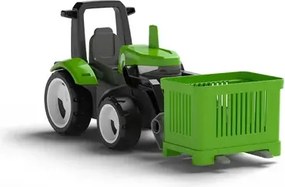 EFKO Traktor Igráček MultiGO zelený s vidlemi a paletou / od 3 let