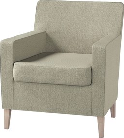 Potah na křeslo IKEA Karlstad barva béžová látka pletený vzor