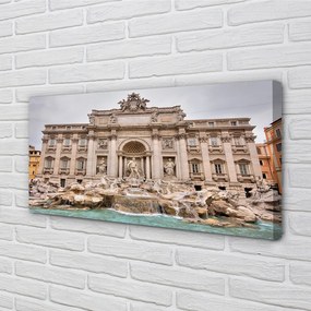 Obrazy na plátně Řím Fontána bazilika 125x50 cm